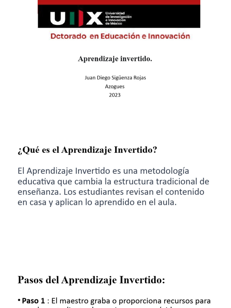 Aprendizaje Invertido | PDF