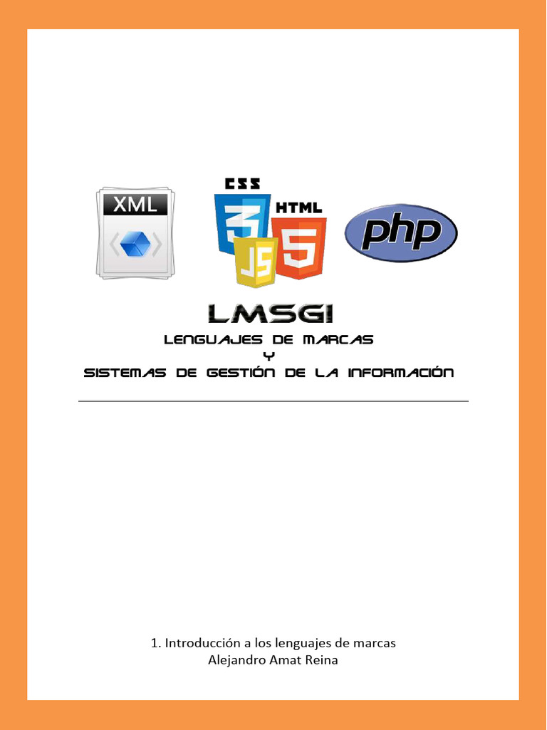 1a. Introducción a Los Lenguajes de Marcas | PDF