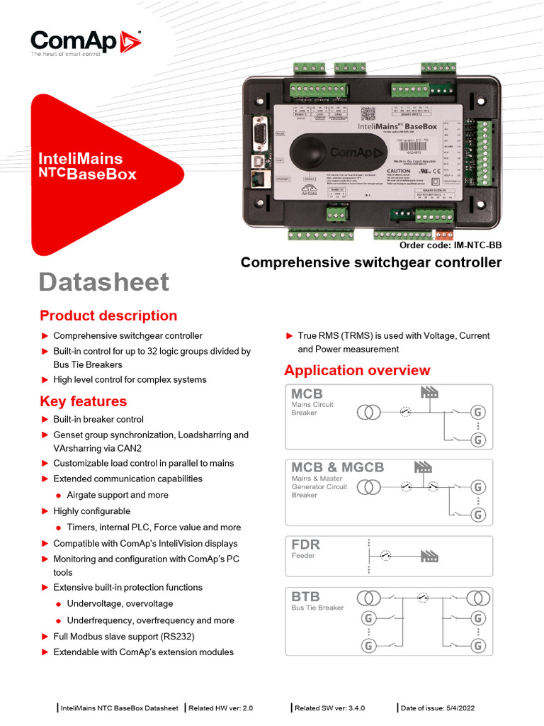 Intelimains NTC Basebox Datasheet | PDF | Power Supply | Programmable ...