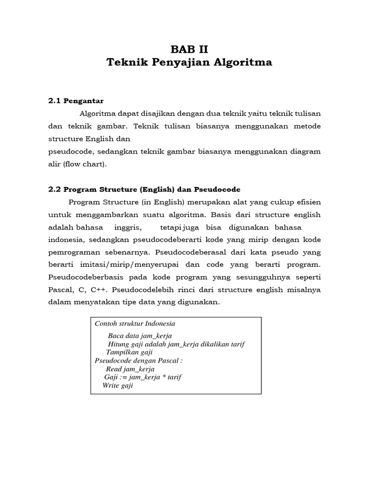 BAB II - Pertemuan 3 & 4 - Penyajian Algoritma (Flowchart) | PDF