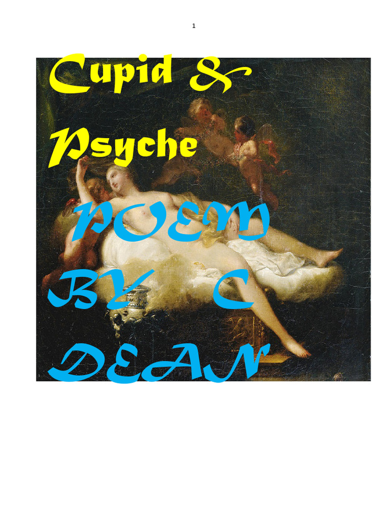 Cupid and Psyche Milesian Tale Elizabethan Sonnet Cycle Sequence Erotic Poetry | PDF
