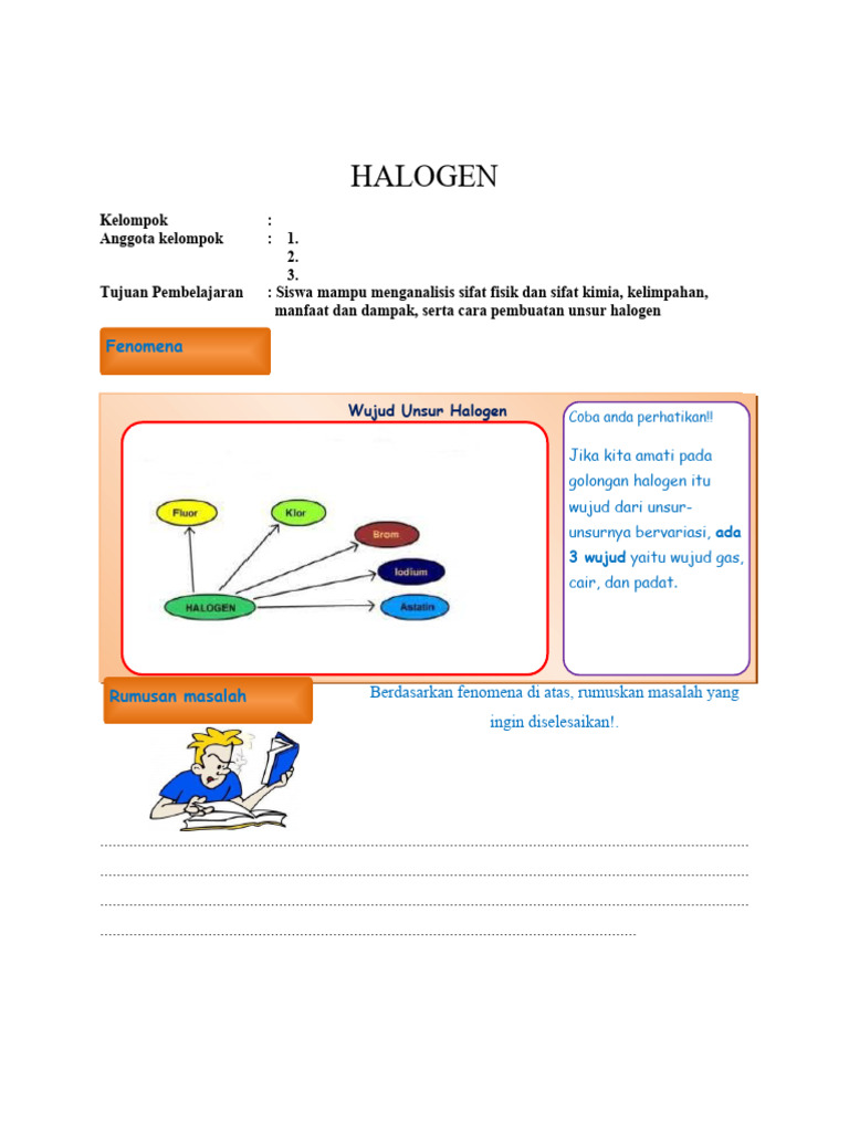 Sifat dan Manfaat Unsur Halogen | PDF