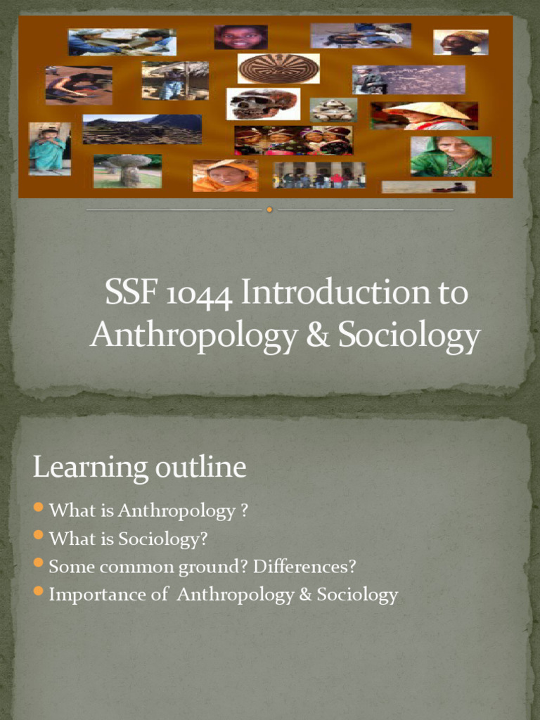 Lecture 1a - What Is AnthroSoc | Download Free PDF | Anthropology | Ethnography