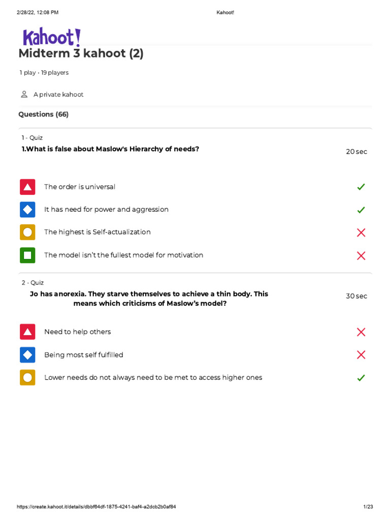 Psychology Exam Prep Quiz | PDF | Emotions | Stress (Biology)