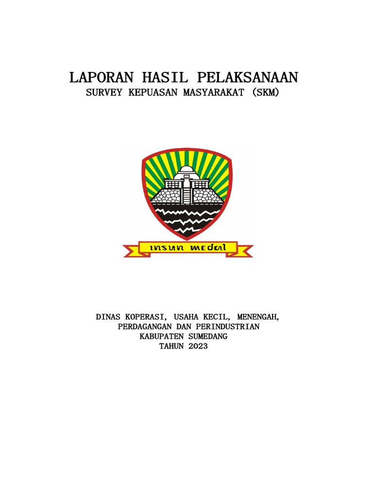 Laporan Hasil Pelaksanaan SKM | PDF