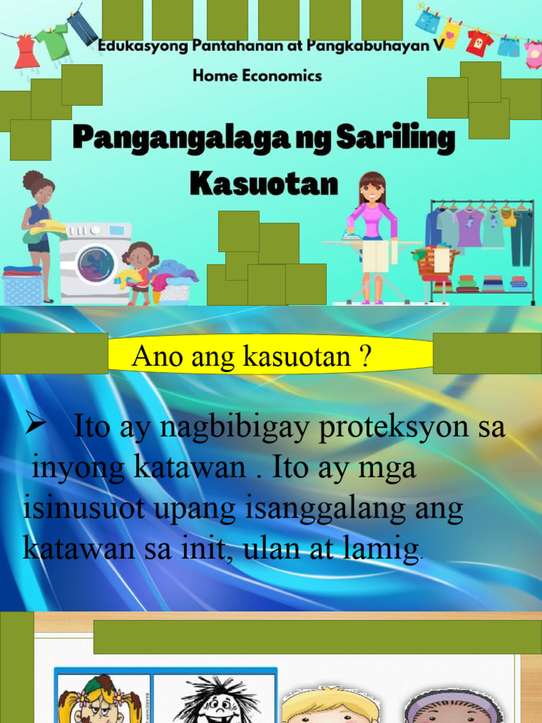 3rd Quarter COTIba't - Ibang Paraan Sa Pangangalaga NG Kasuotan | PDF