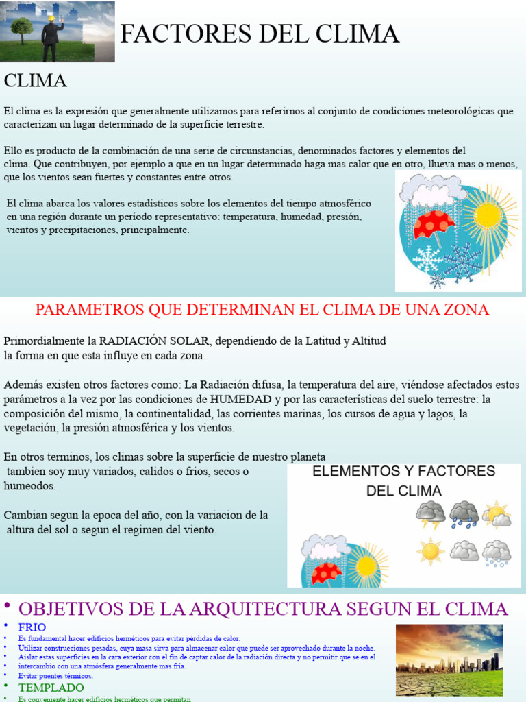 Factores Del Clima | PDF | Clima | Herida