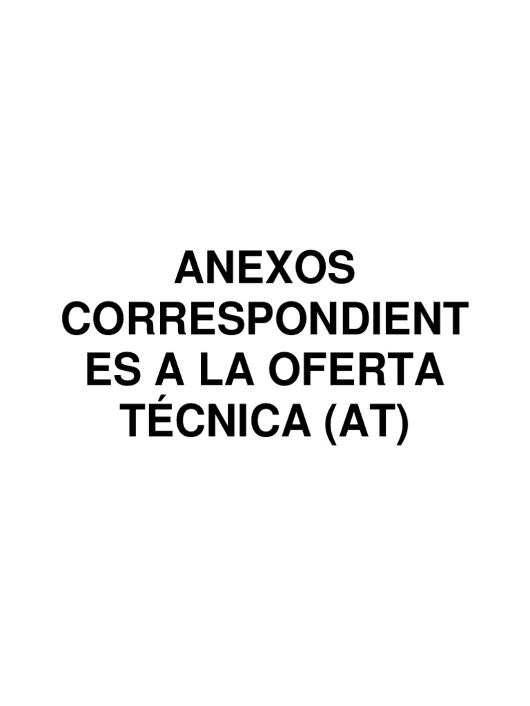 Anexo 4 Formatos de Los Anexos Técnicos 140322 | PDF | Outsourcing | Business