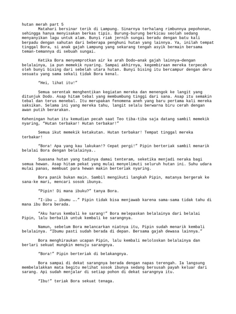 Hutan Merah Part 5 | PDF