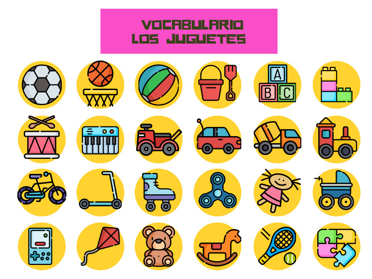 VOCABULARIO-LOS-JUGUETES | PDF