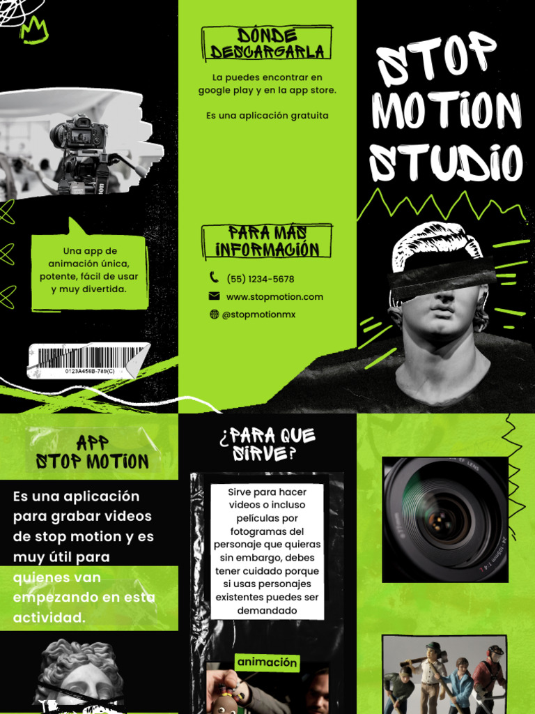 Tríptico app stop motion | PDF