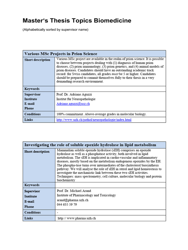 Themen Masterarbeit 14.6.2023 | PDF