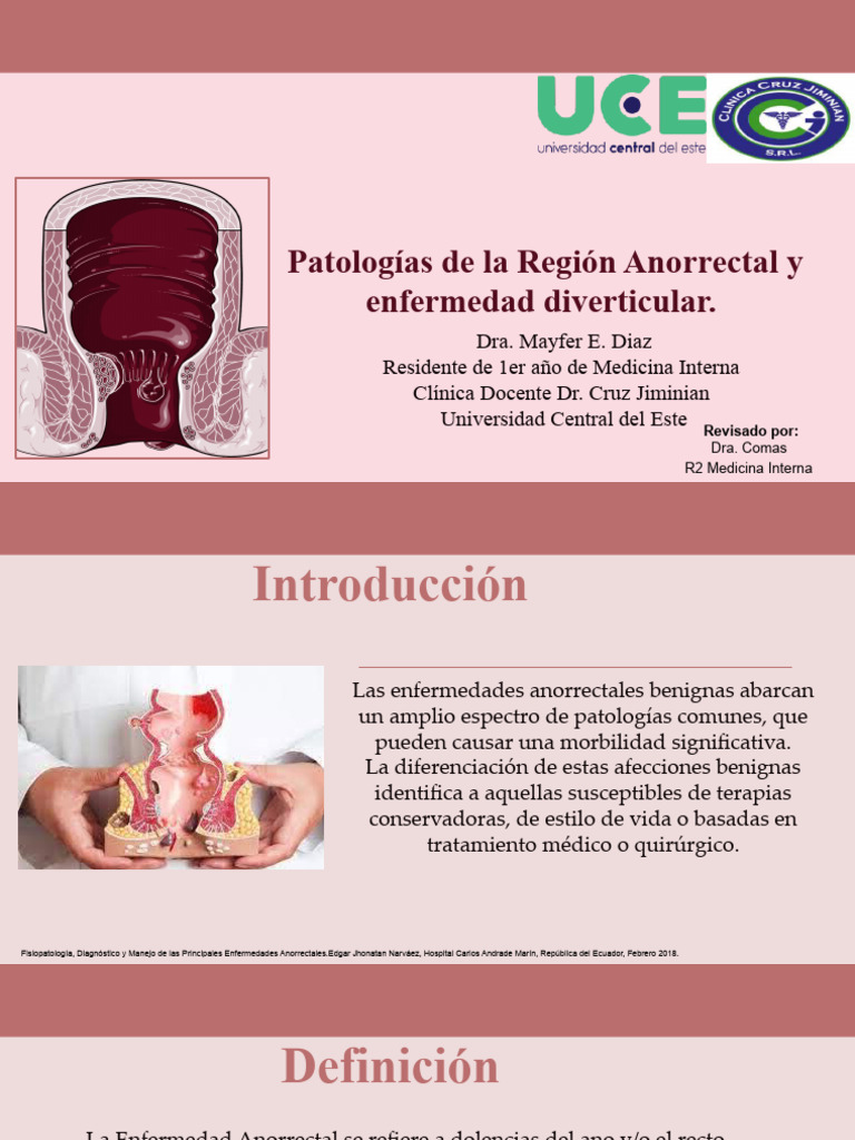 Anorrectales y Diverticulosis | PDF