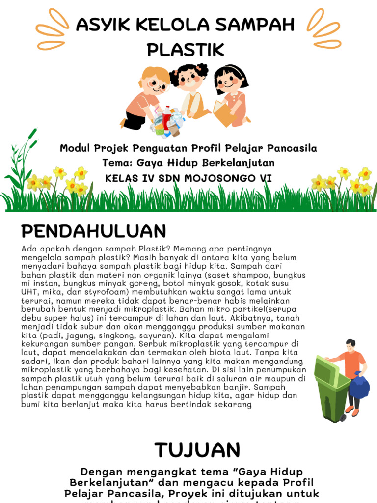 Asyik Kelola Sampah Plastik | PDF