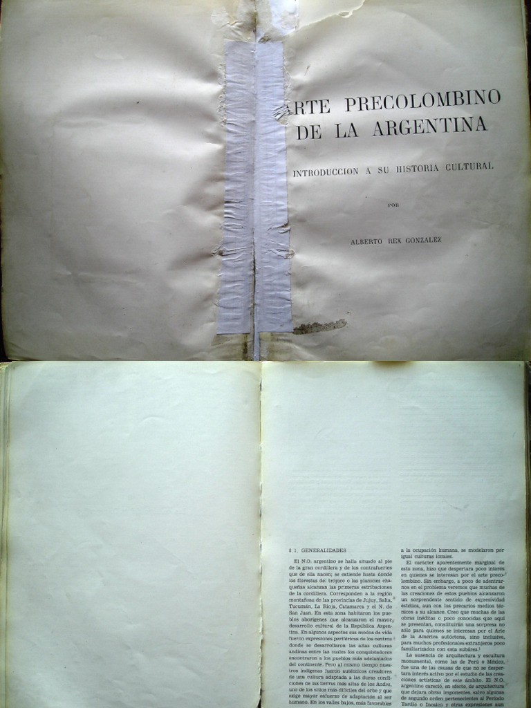 Rex Gonzalez. Introducción, Tafí, Alamito, Candelaria | PDF