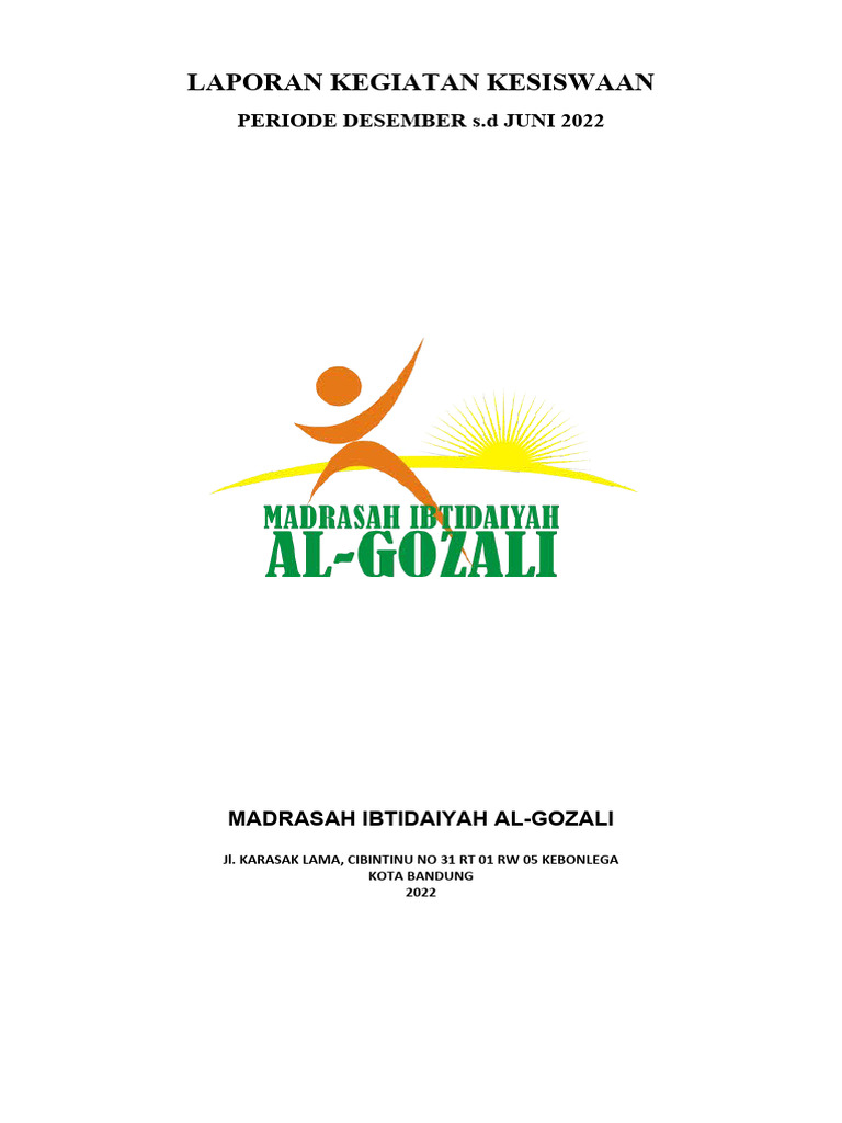 Laporan Kegiatan Pramuka MI Al-Gozali | PDF
