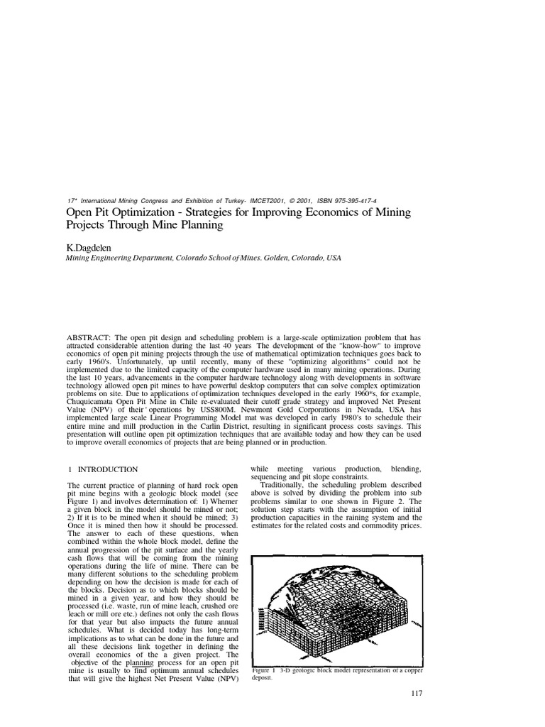 Open Pit Optimization Strategies For Imp | PDF | Mining | Mathematical Optimization