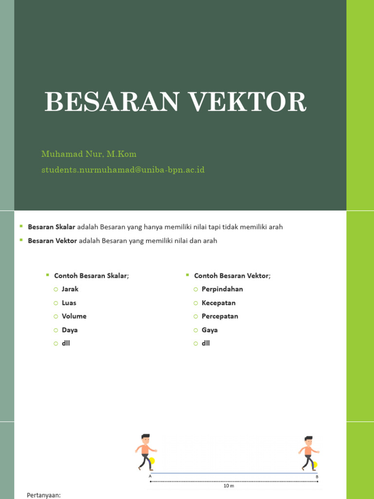 Besaran Vektor (Part 1) | PDF