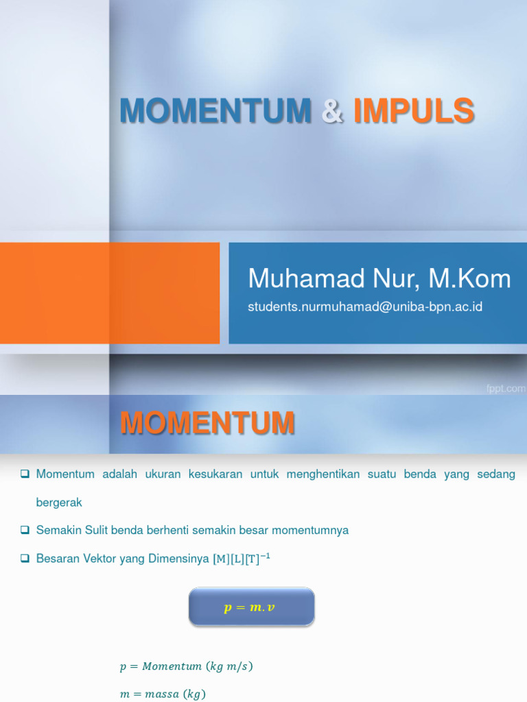Momentum Dan Impuls | PDF