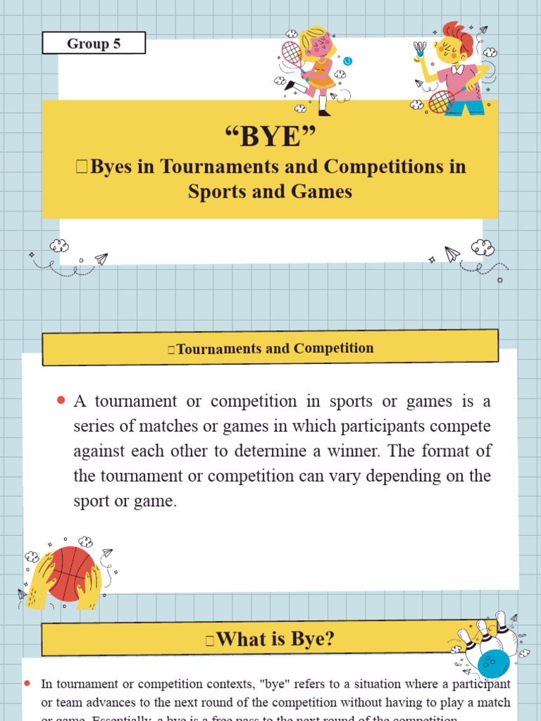 Group 5 Bye | PDF
