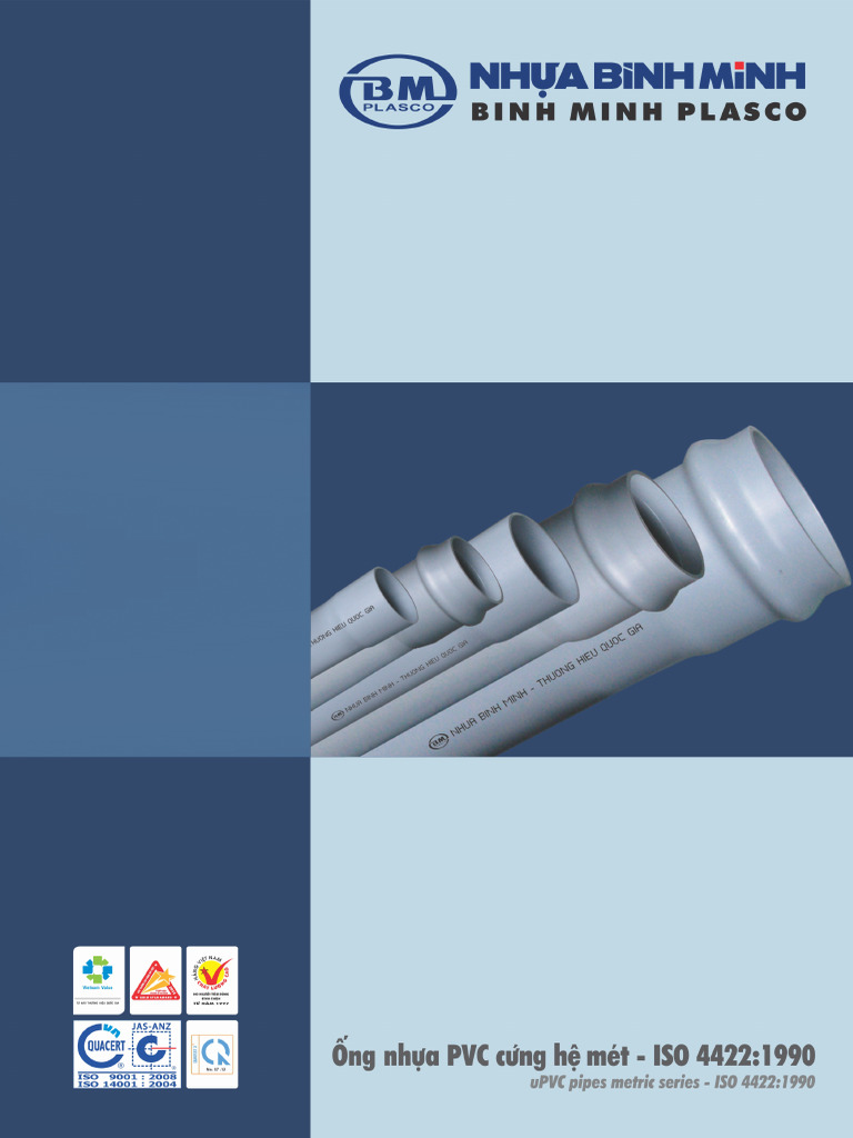 Catalogue Pipe Upvc Binh Minh | PDF