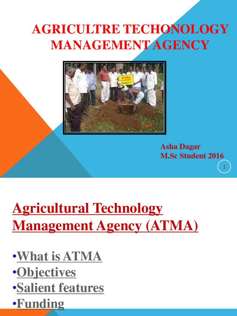 Agricultre Techonology Management Agency#ATMA | PDF