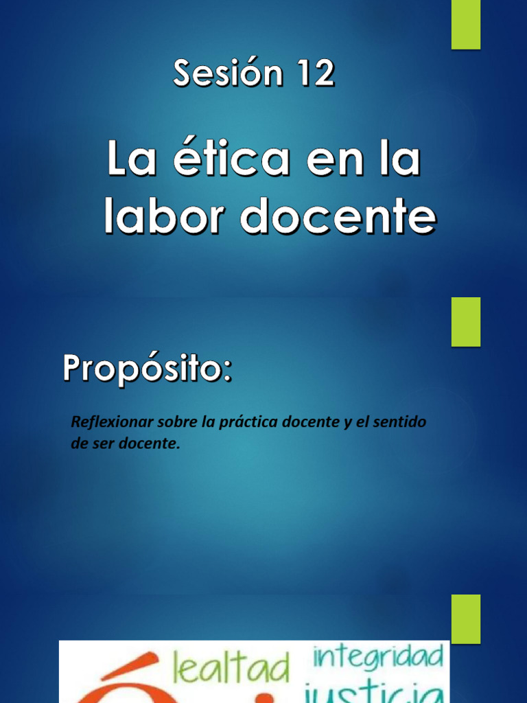 La Ética en La Labor Docente | PDF