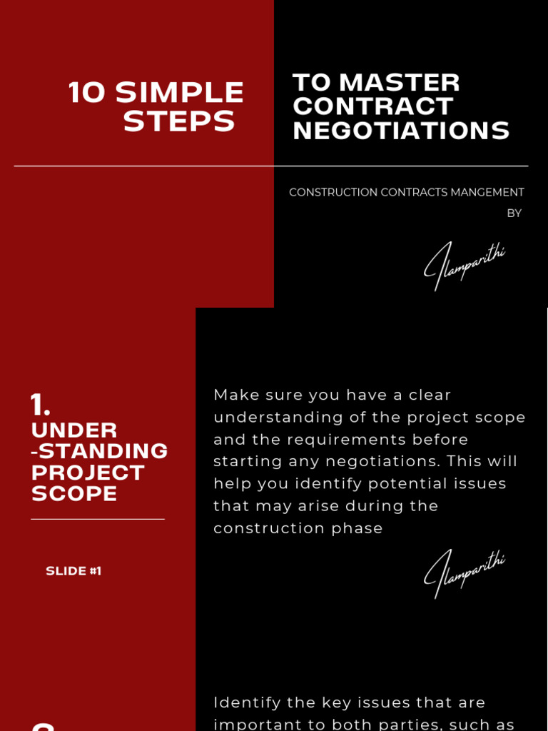 Contract Negotiation | PDF