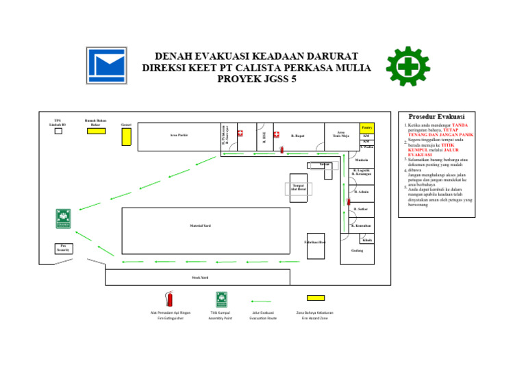 Denah Tanggap Darurat | PDF
