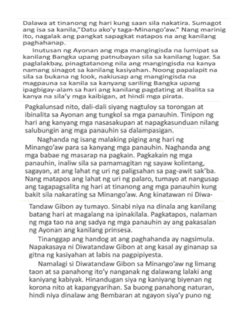 Ang Unang Hari NG Bembaran | PDF