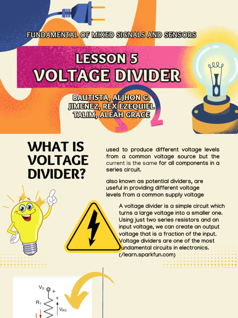 Voltage Divider Pdf Series And Parallel Circuits Voltage