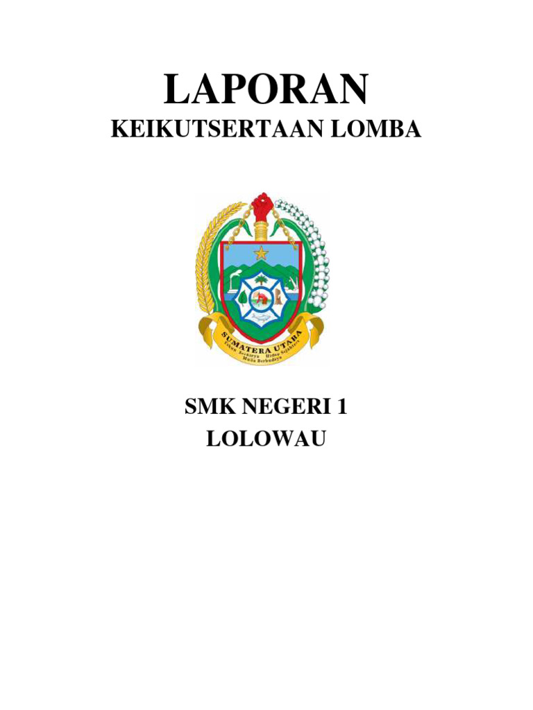 Bukti Keikutsertaan Dalam Kegiatan Lomba | PDF