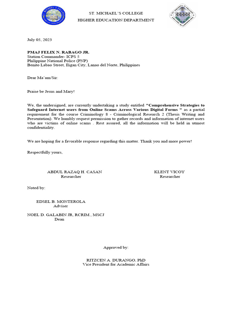 LETTER For Data | PDF