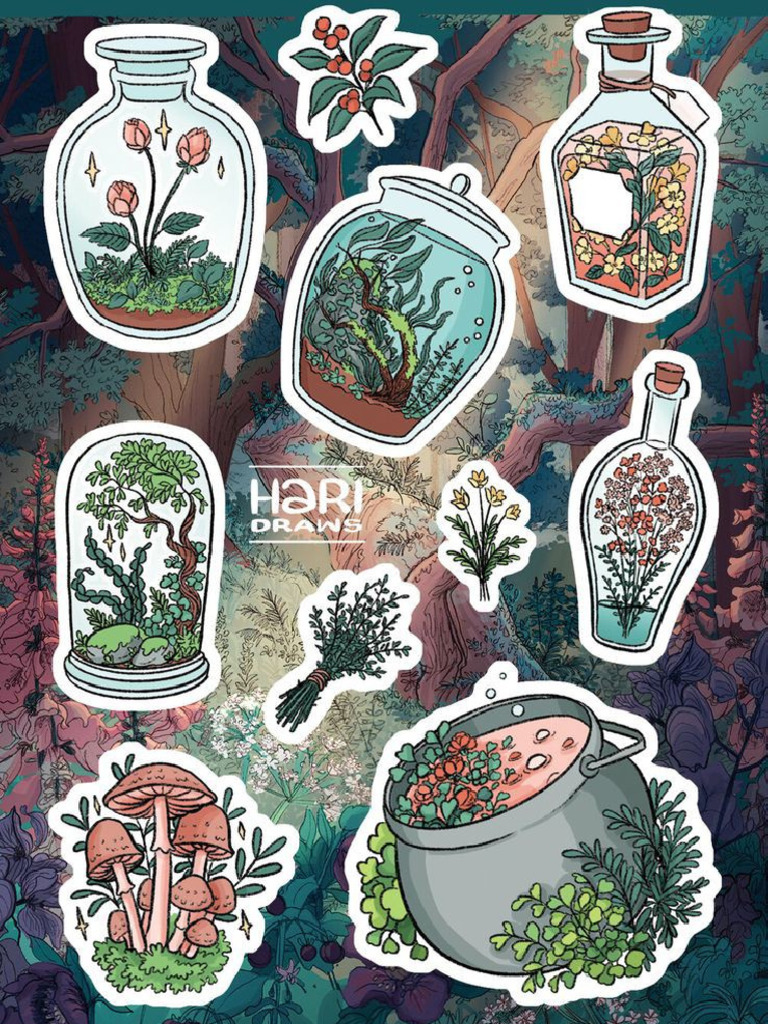 Stikers para Imprimir (Tamaño Carta) | PDF