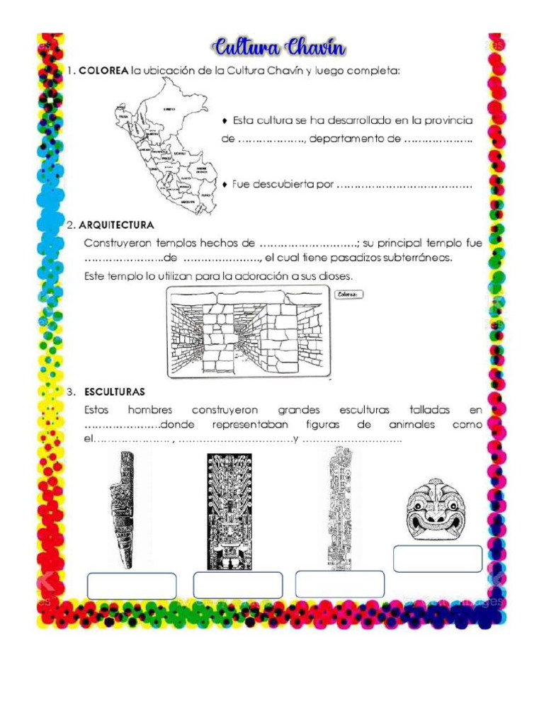 Fichas Cultura Chavin | PDF