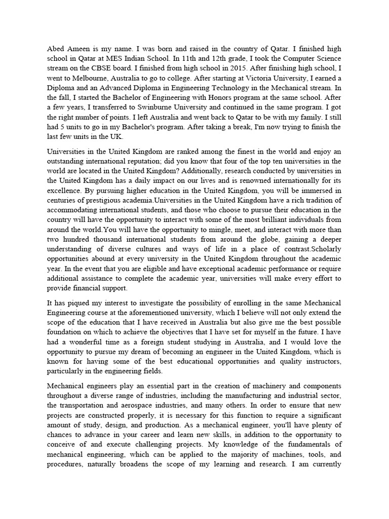 SOP1 | PDF | Mechanical Engineering | Engineering