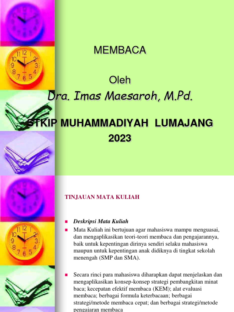 Konsep Membaca-1 | PDF