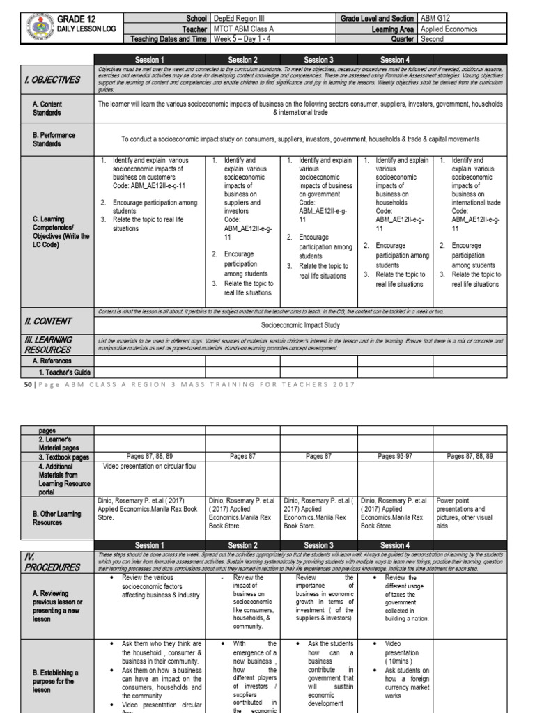ABM - AE12 IIe G 11 | PDF | Learning | Curriculum