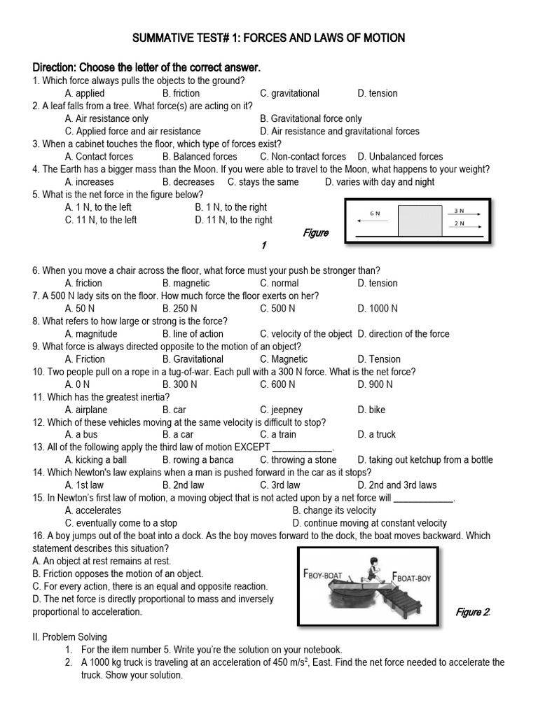 SUMMATIVE TEST 1 and Activity 3 | PDF
