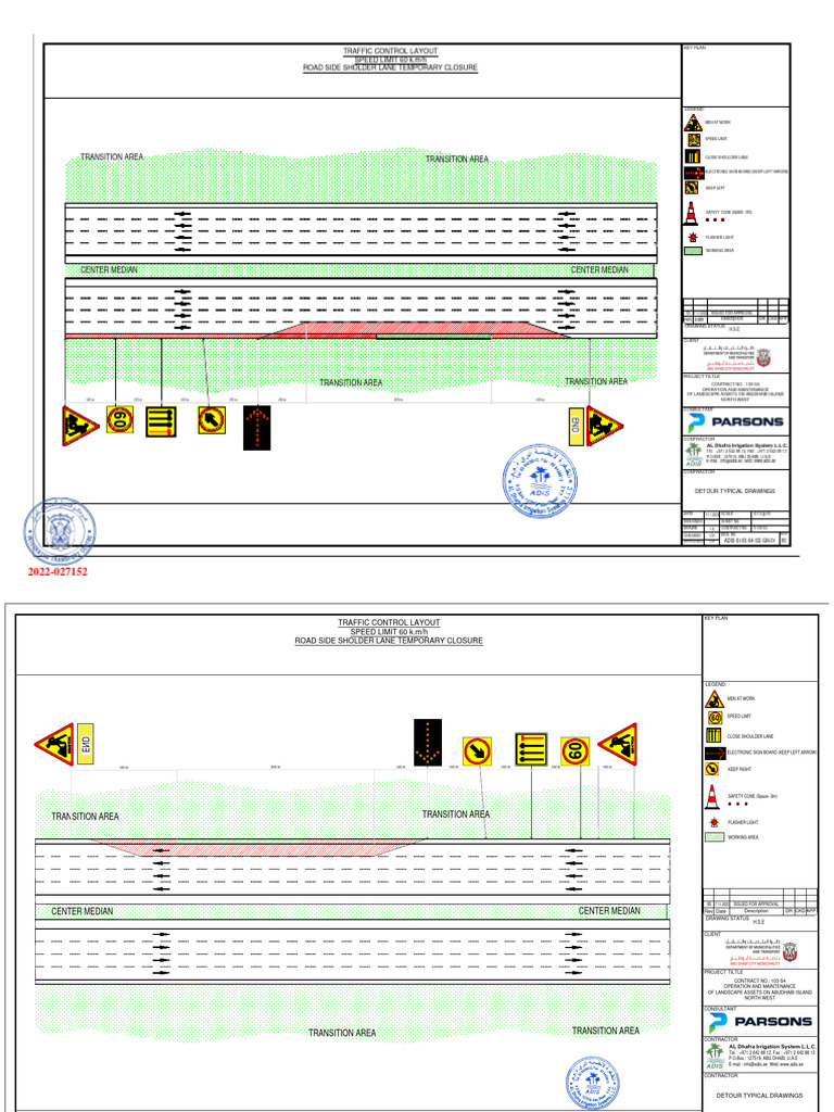 Detour Drawings | PDF | Transport Safety | Transport Infrastructure