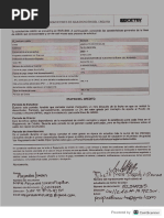 Condiciones de Adjudicación Del Crédito (Formato 413) | PDF