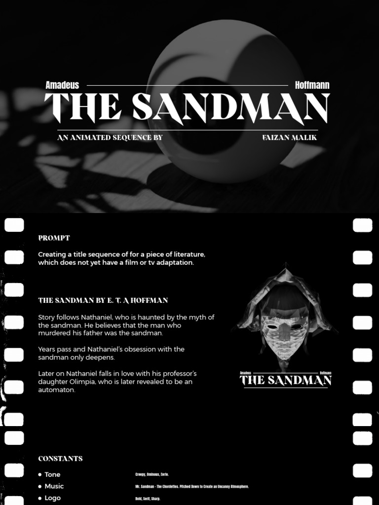 The Sandman Opening Title Sequence. Faizan Malik | PDF | Texture Mapping