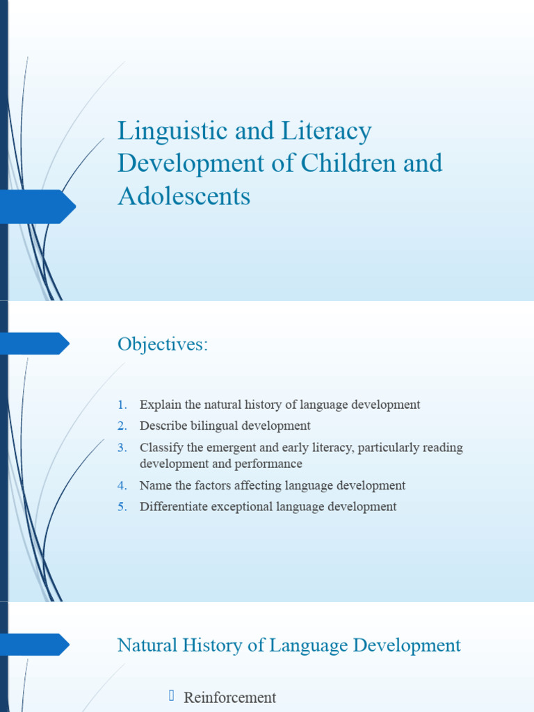 Chapter 3 Linguistic and Literacy Development of Children and ...