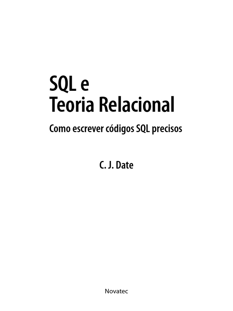 SQL e Teoria Relacional | PDF