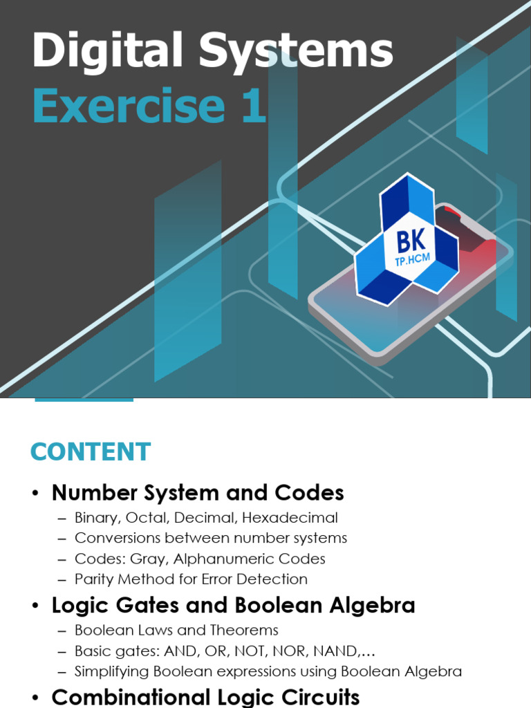 Exercise1 Digital System (LAB) | PDF | Logic Gate | Computer Engineering