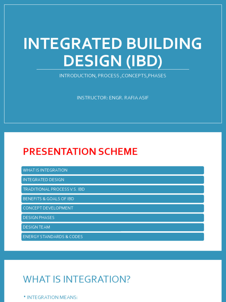 Lec1-Integrated Building Design | PDF | Green Building | Engineering