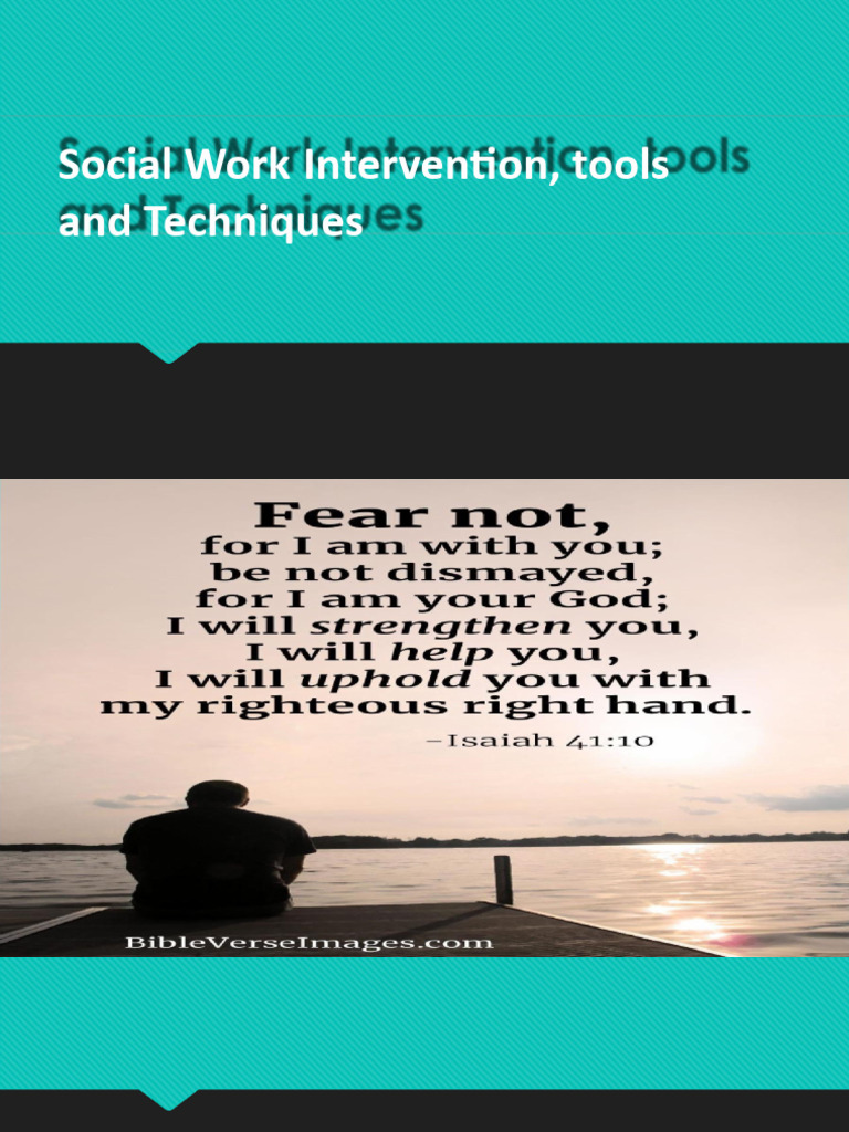 Social Work Intervention Techniques | PDF | Career & Growth