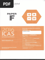 2019 Math D ICAS and Answer | PDF