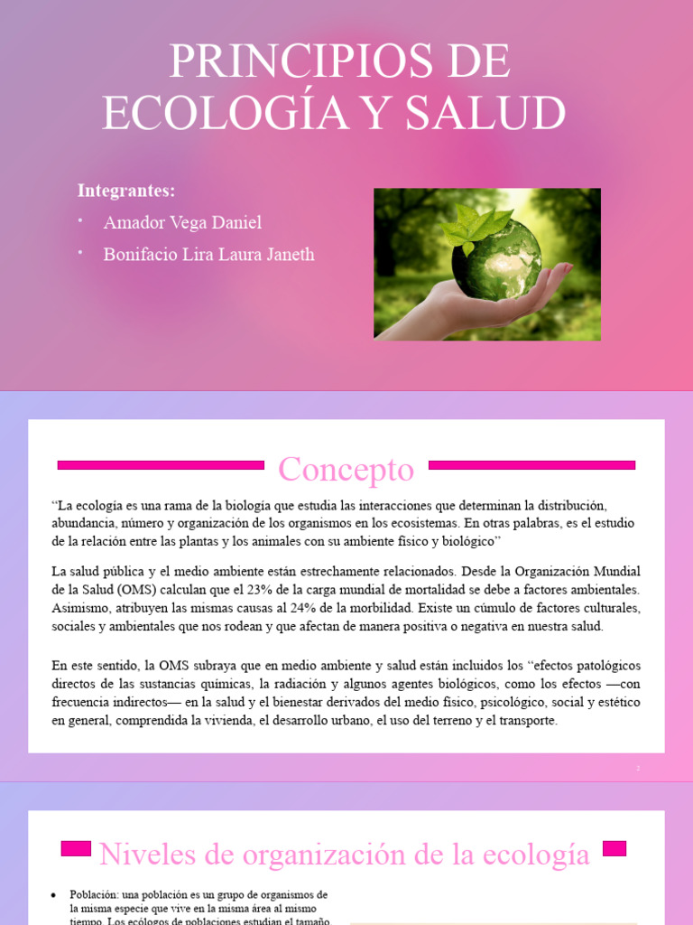 Ecologia y Salud | PDF