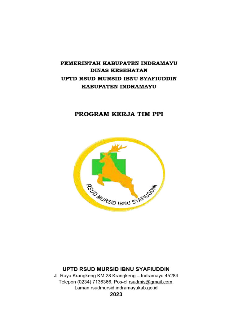 PPI - Standar 1 - EP.1 - Program Kerja PPI ED.3 | PDF | Kesehatan Holistik